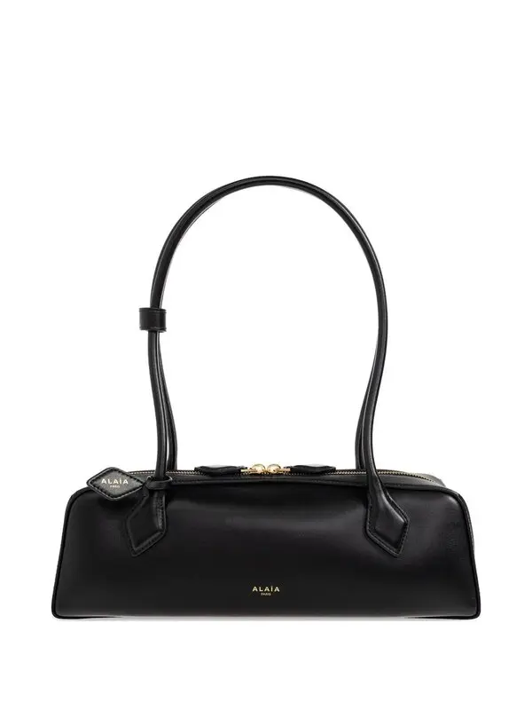 Alaïa Le Teckel Medium Leather Shoulder Bag - Black