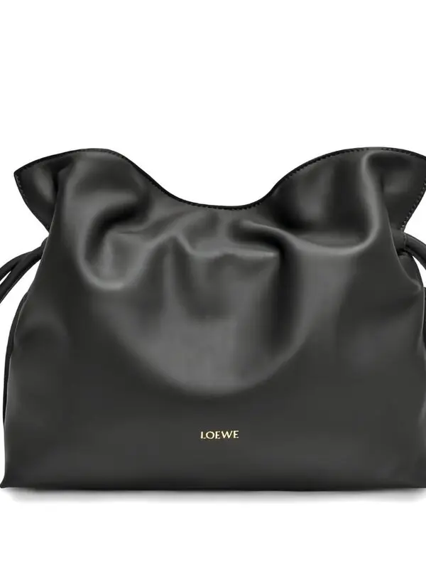 Loewe Flamenco Medium Clutch - Black