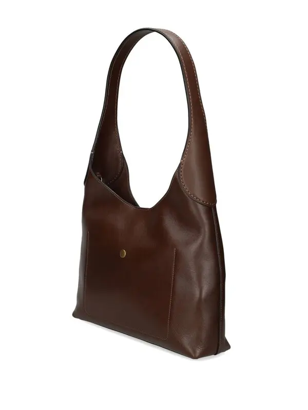 COACH Brooklyn 28 Leather Shoulder Bag - Brown