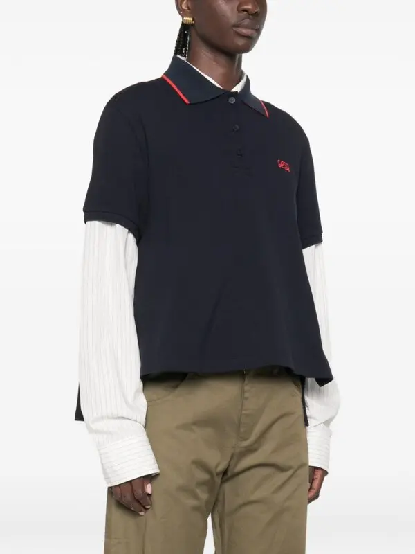 Loewe Anagram Cotton Polo Shirt
