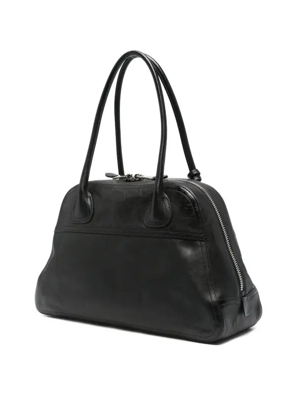 Miu Miu Leather Handbag With Embossed Logo