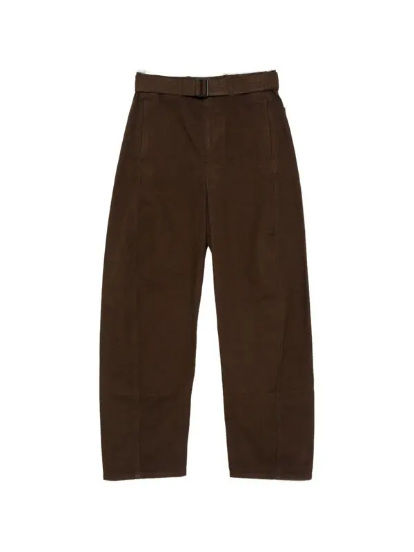 LEMAIRE Twisted Belted Jeans - Brown