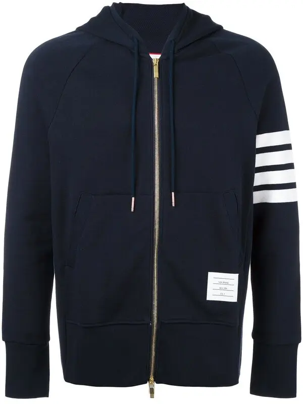 Thom Browne Zip Up Hoodie
