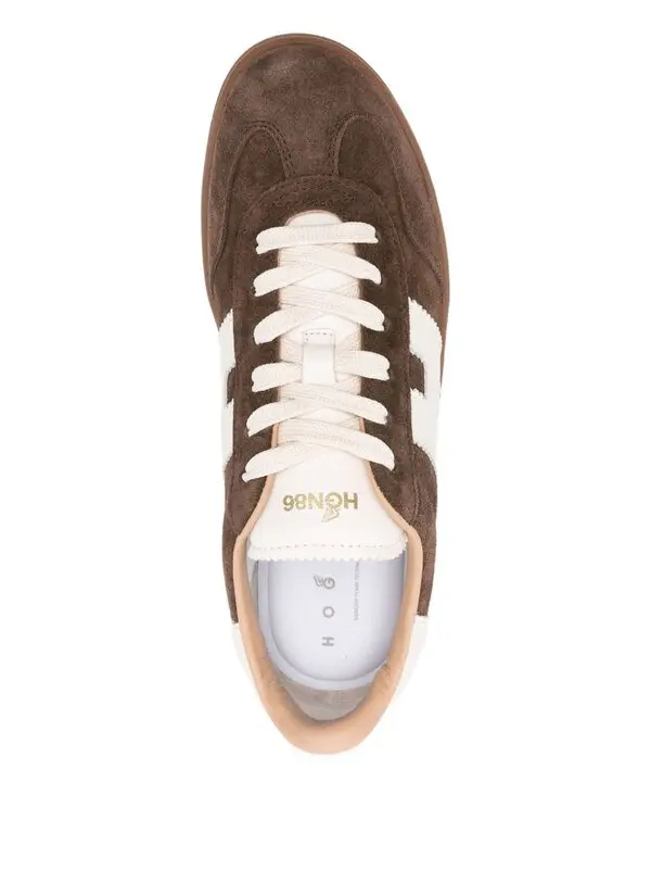 Hogan Lace-up Suede Sneakers - Brown