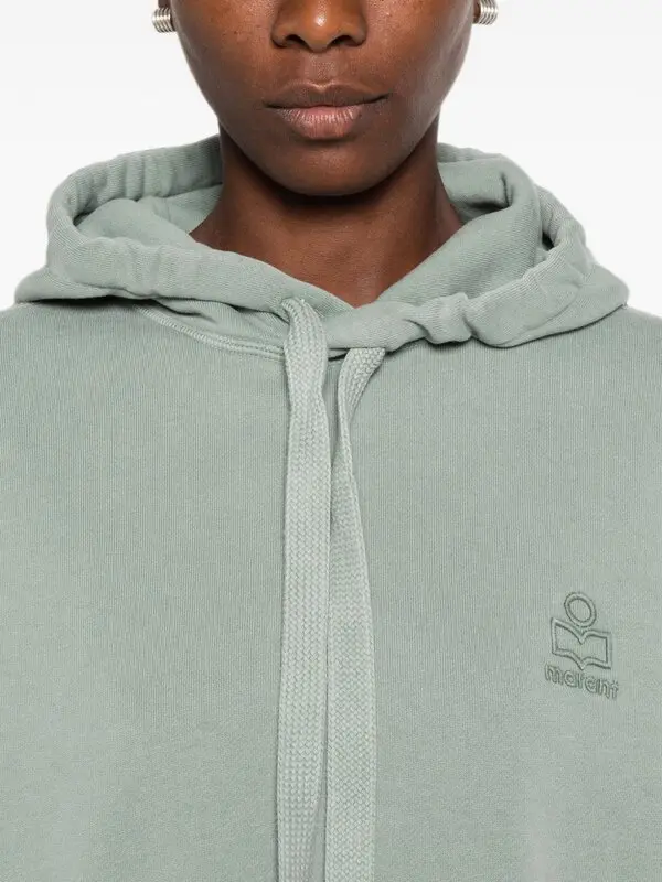 MARANT ETOILE Salmy Cotton Hoodie - Grey