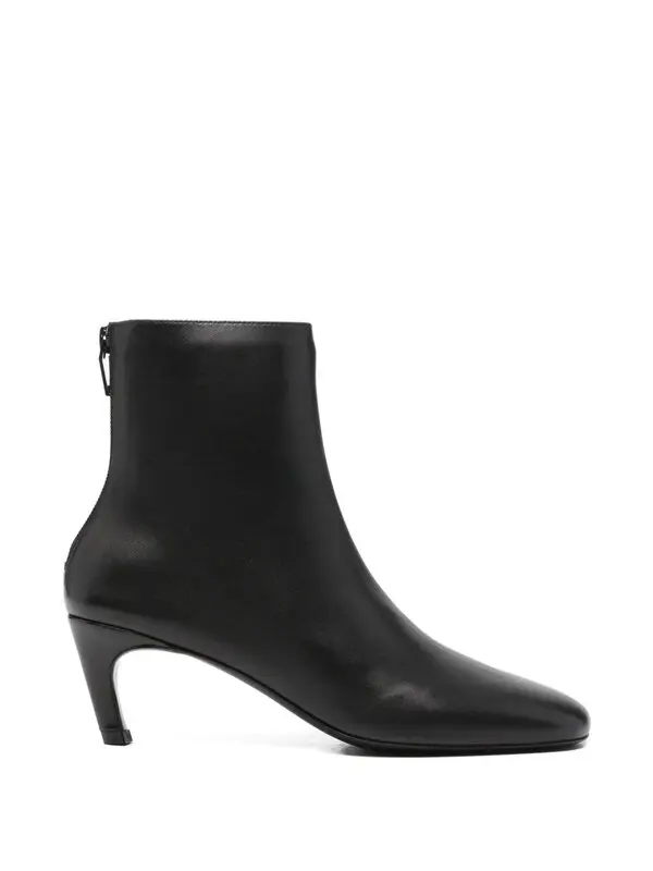 TOTEME Leather Ankle Boots