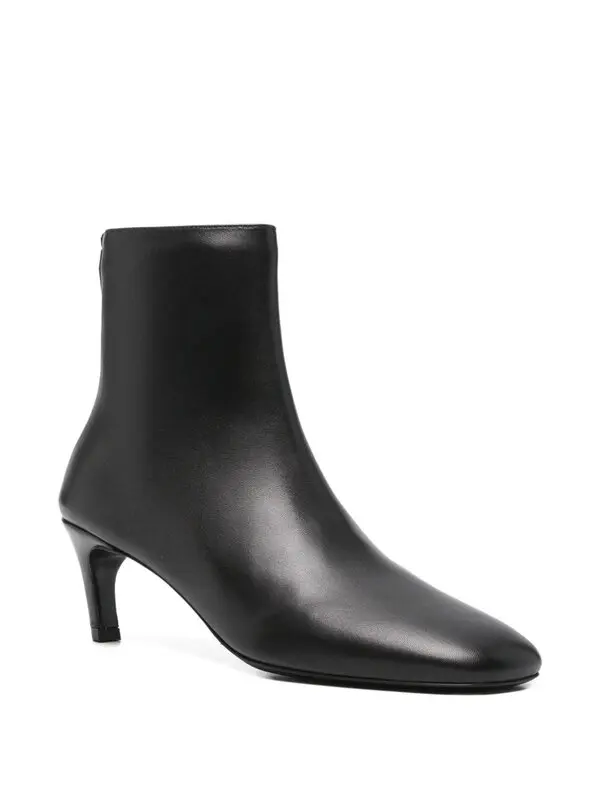 TOTEME Leather Ankle Boots