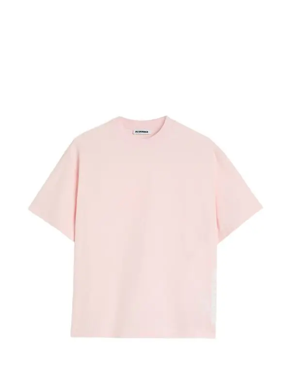 JIL SANDER Cotton T-shirt With Logo Print - Pink