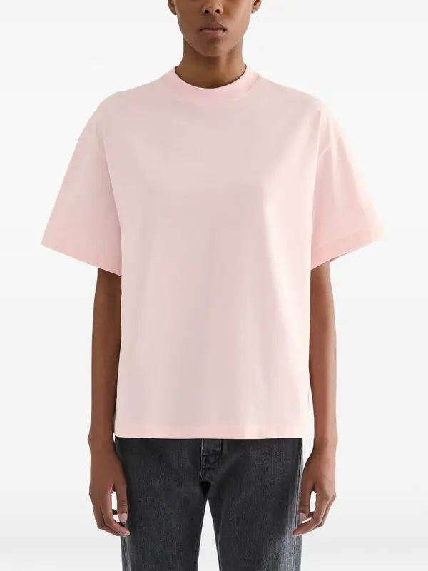 JIL SANDER Cotton T-shirt With Logo Print - Pink