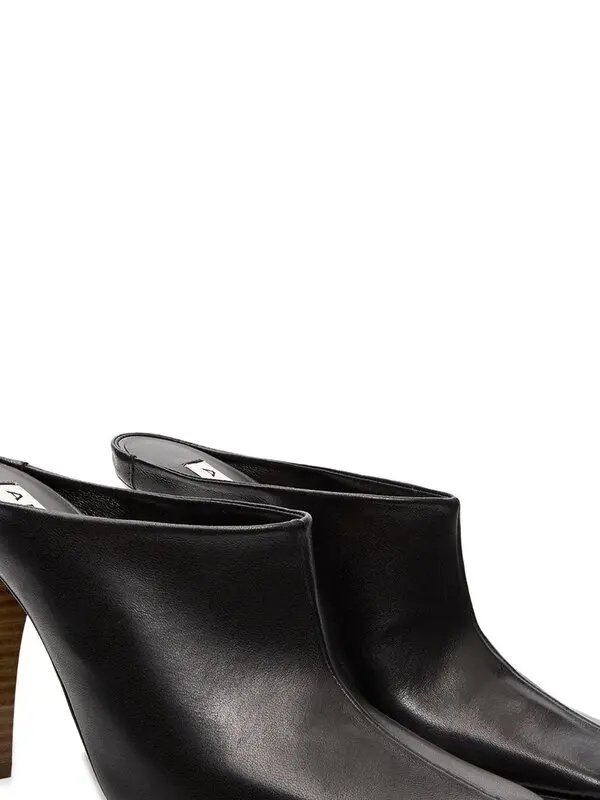 Alaïa Leather Heeled Mules