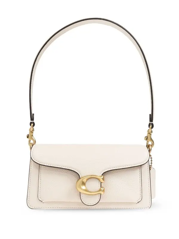 COACH Tabby 20 Leather Shoulder Bag - White