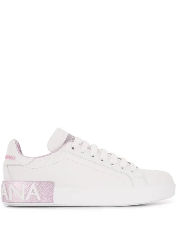 Dolce & Gabbana Portofino Leather Sneakers