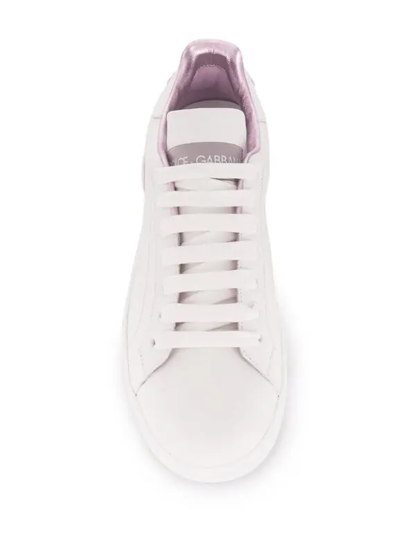 Dolce & Gabbana Portofino Leather Sneakers