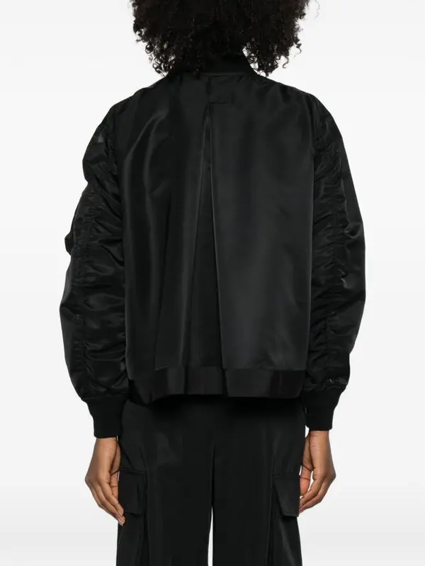 Sacai Nylon Bomber Jacket With Sleeve Zip Pockets