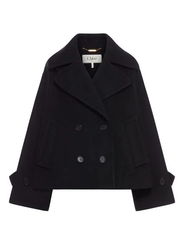 Chloé Wool Coat - Black