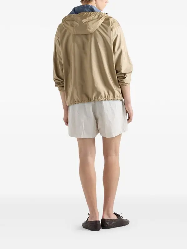 Prada Re-nylon Hooded Blouson Jacket