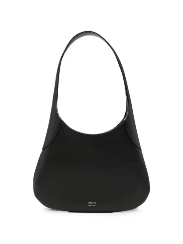 Khaite Joan Small Leather Hobo Bag - Black