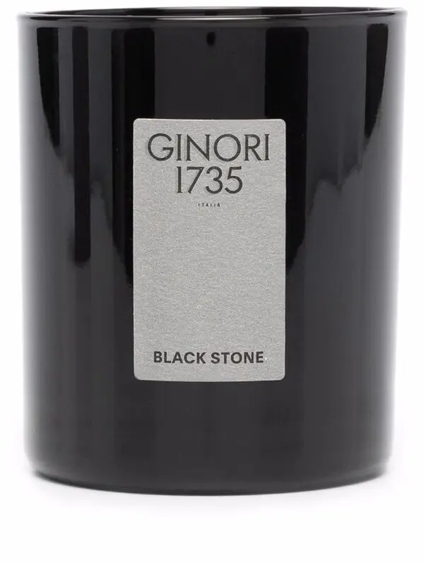 GINORI 1735 Lcdc Stone Refill Candle - Black