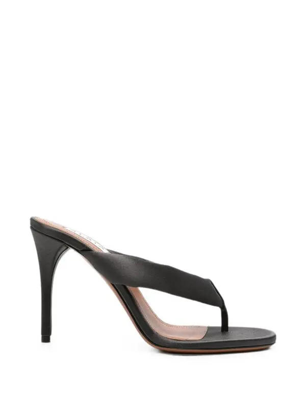 Alaïa Leather Thong Sandals