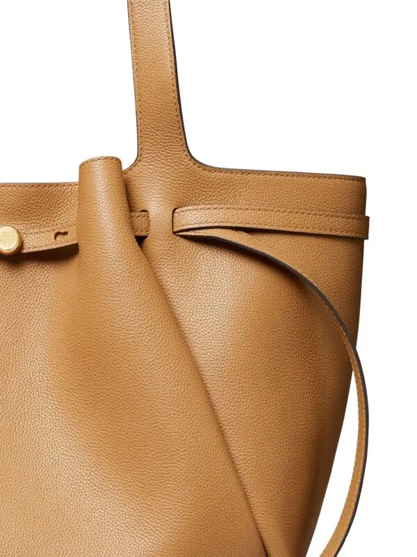 Tory Burch Romy Leather Tote Bag - Brown