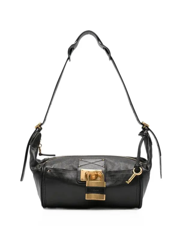 Chloé Paddington Leather Shoulder Bag - Black