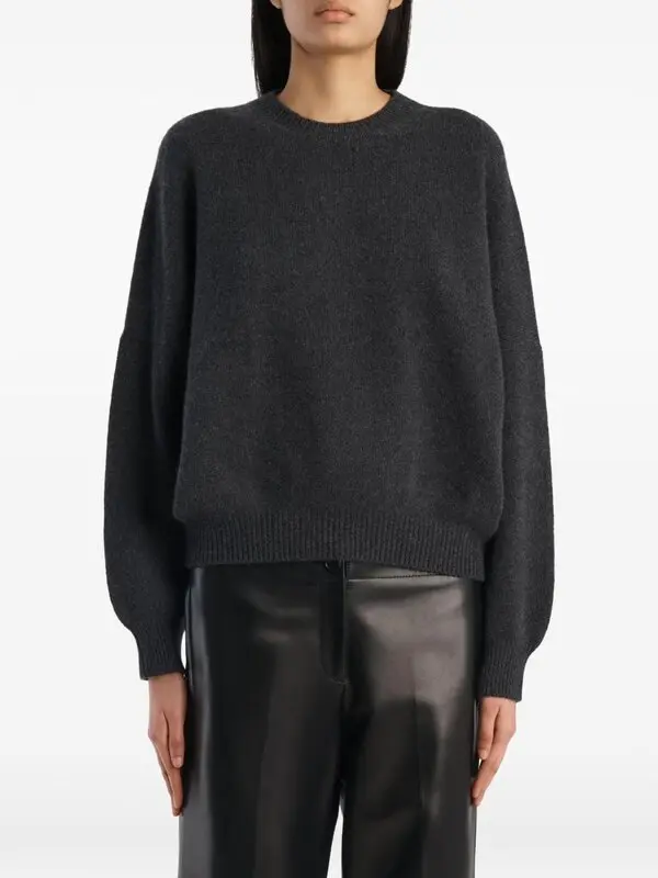 Khaite Margaux Cashmere Sweater - Grey