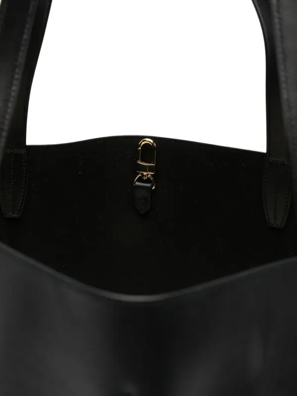 TOTEME Roam Leather Tote Bag - Black