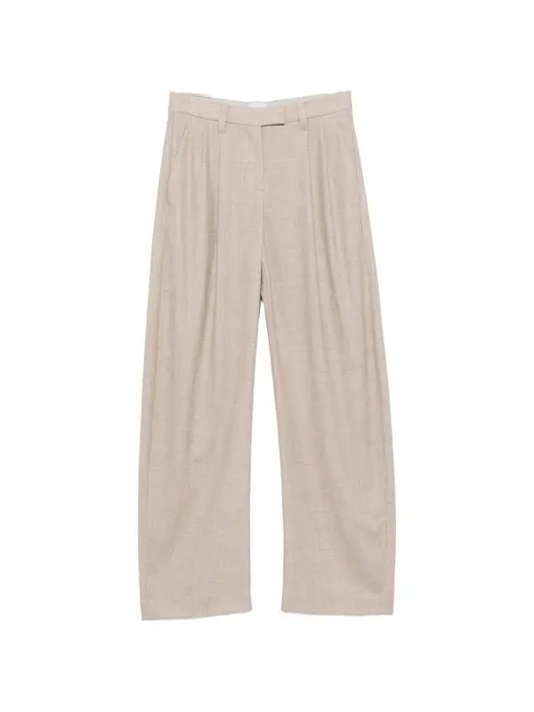 Brunello Cucinelli Wool Wide-leg Trousers