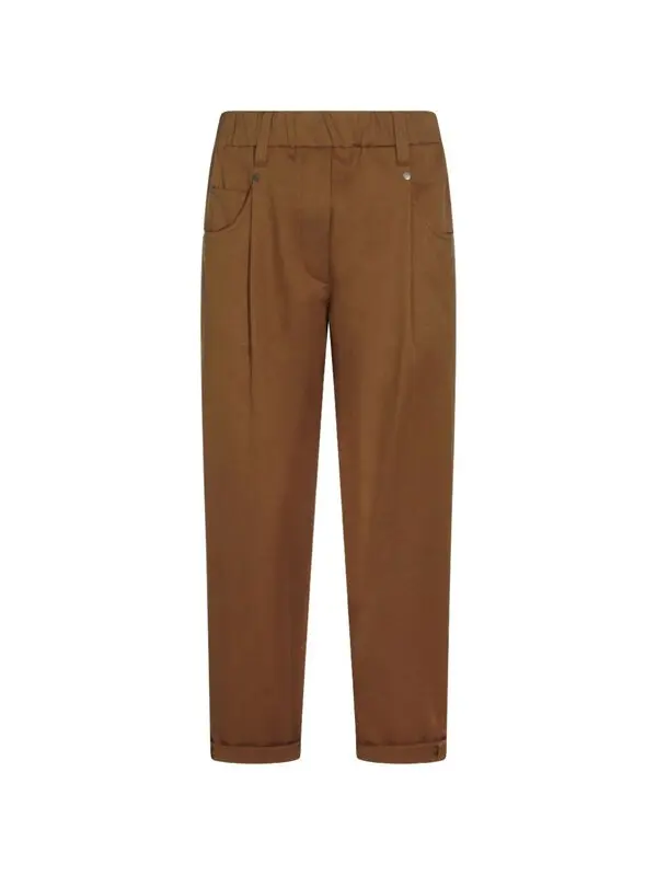 Brunello Cucinelli Cotton Twill Trousers