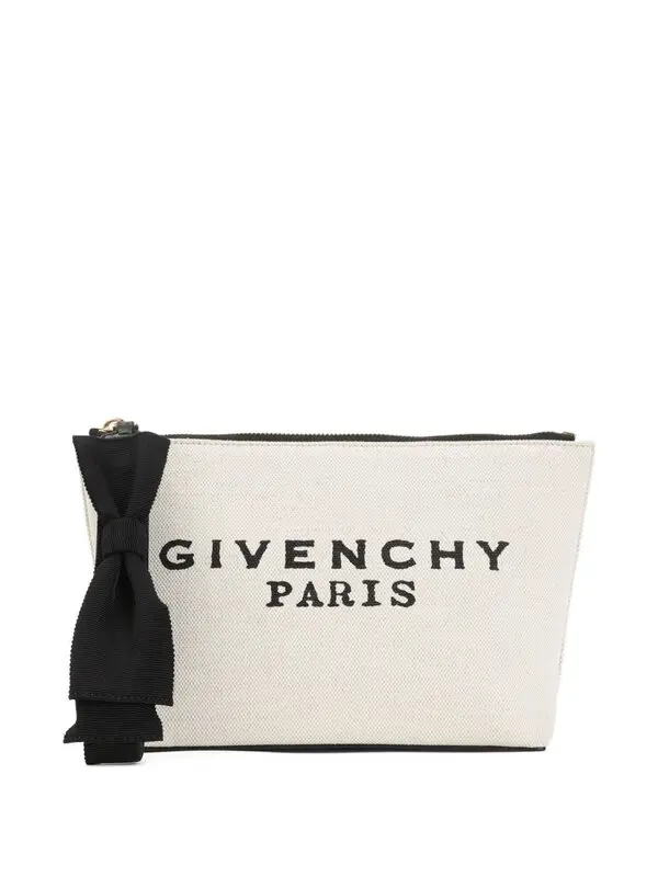 Givenchy Lovo Cotton Pouch - Beige