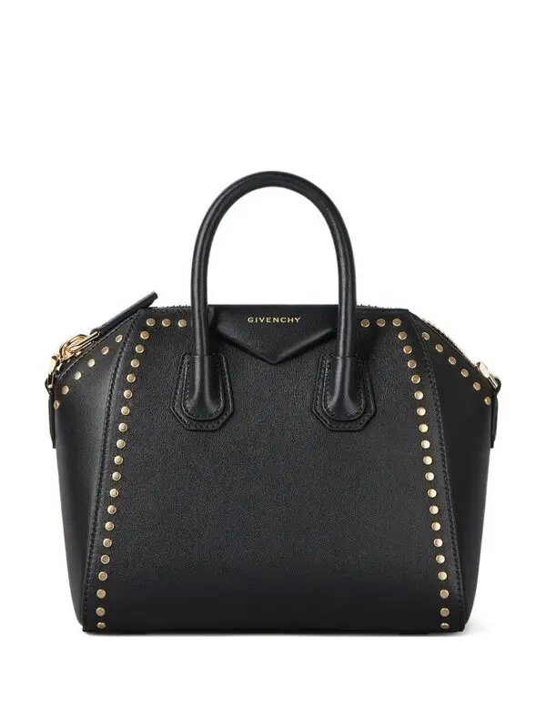 Givenchy Antigona Mini Studded Leather Handbag - Black