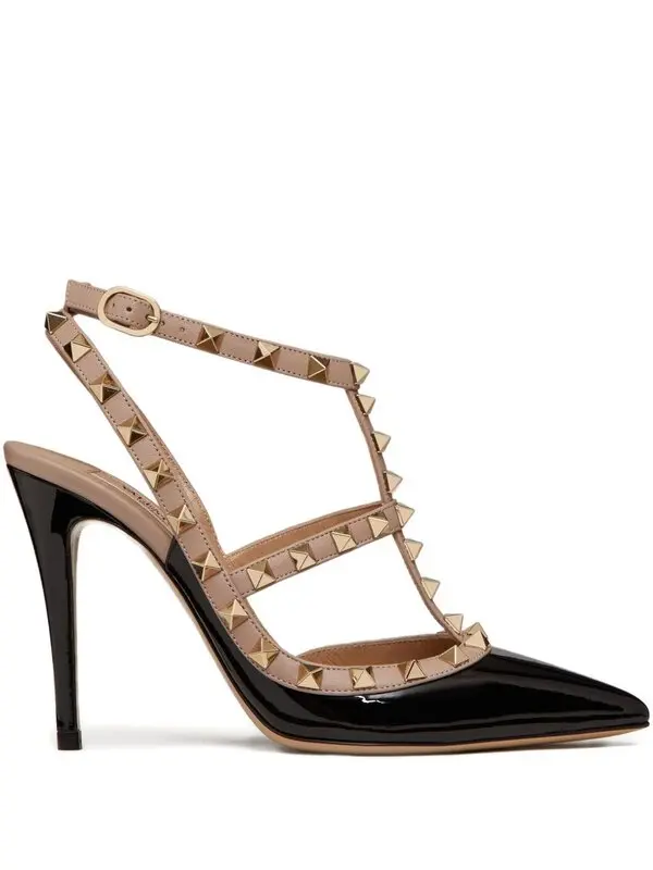 Valentino Garavani Rockstud Caged Pumps - Black