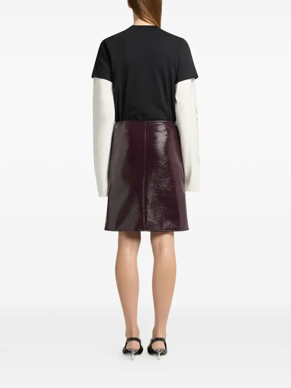 COURREGES Vinyl Skirt - Red