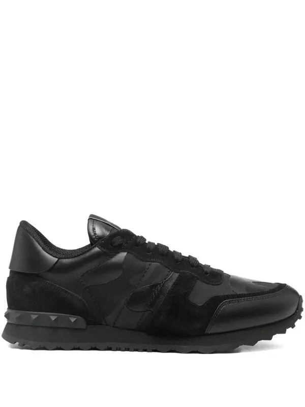 Valentino Garavani Rockrunner Sneakers - Black