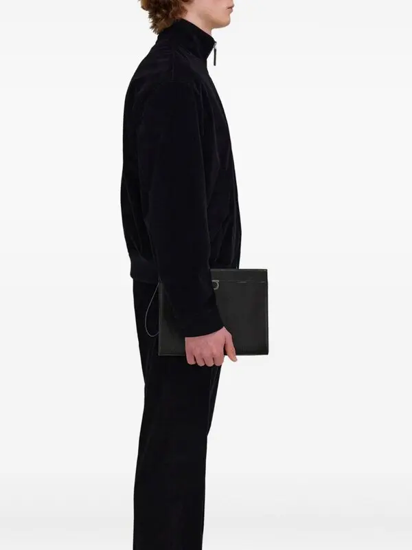 FERRAGAMO Gancini Leather Pouch