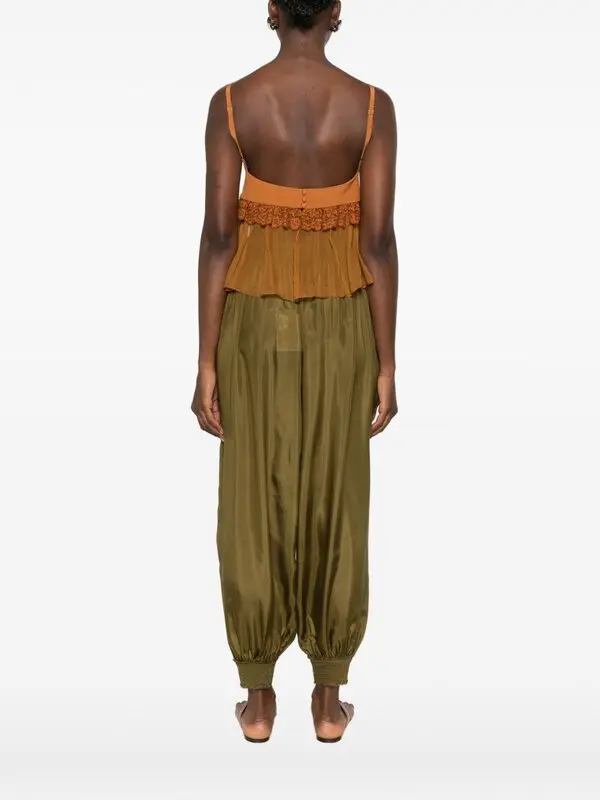 Chloé Silk And Lace Camisole Top