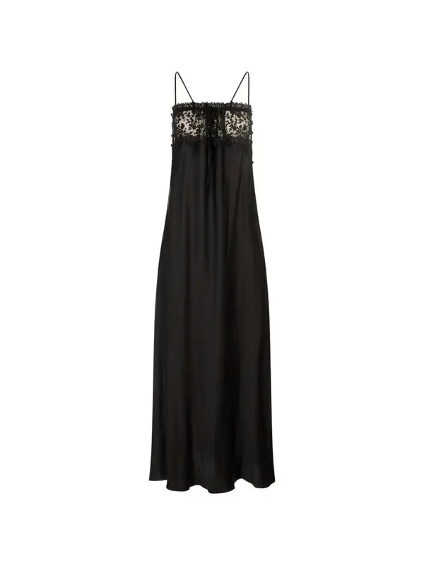 Chloé Satin Silk Maxi Dress