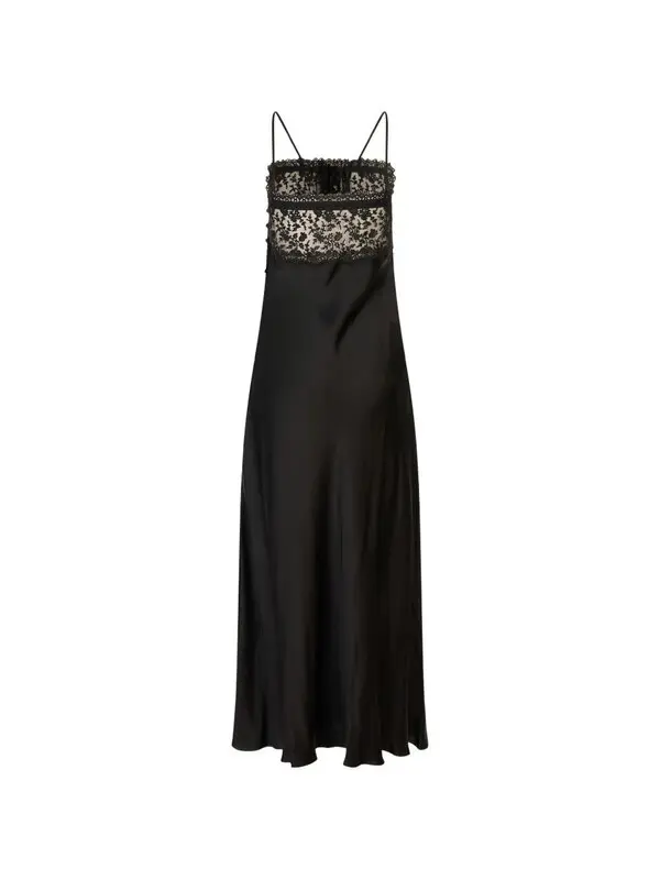 Chloé Satin Silk Maxi Dress