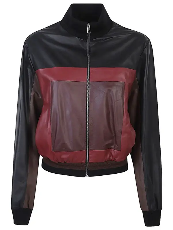Loewe Leather Cropped Jacket