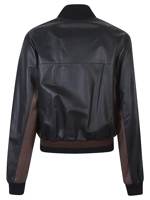 Loewe Leather Cropped Jacket