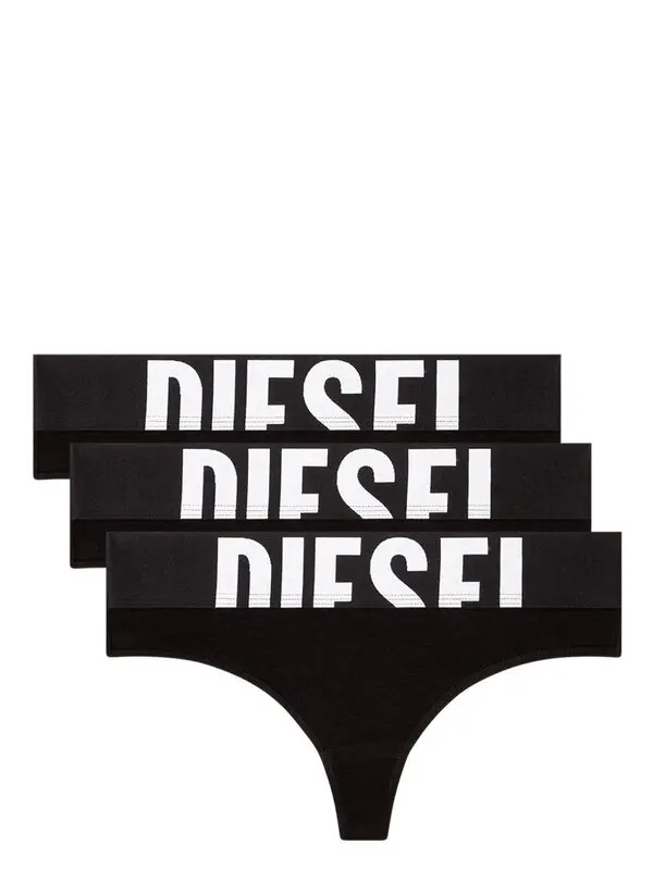 DIESEL® Logo Briefs 3pack - Black