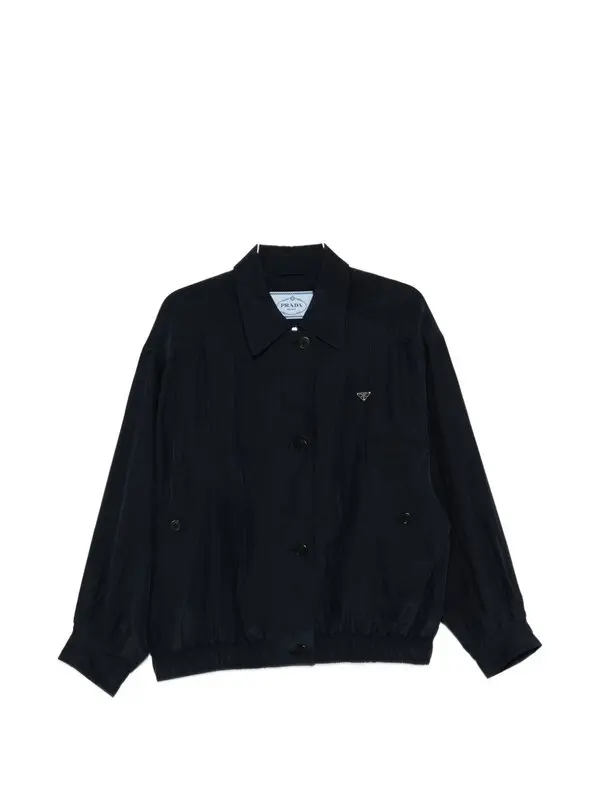Prada Silk Blouson Jacket