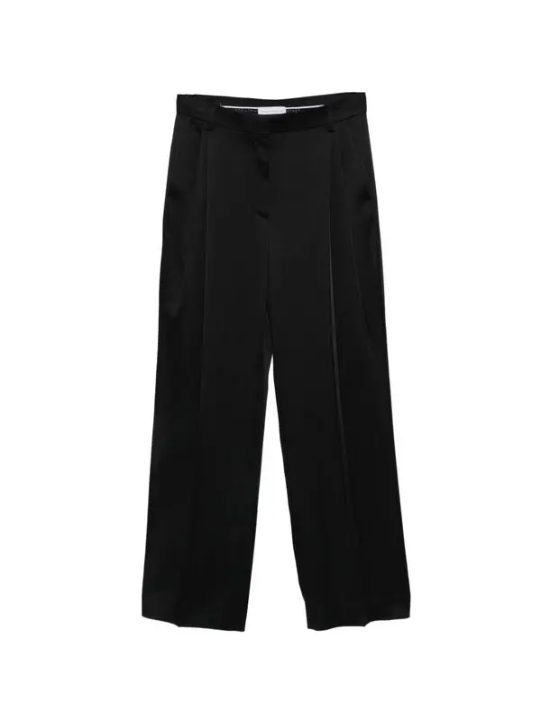 Stella McCartney Pleated Satin Trousers