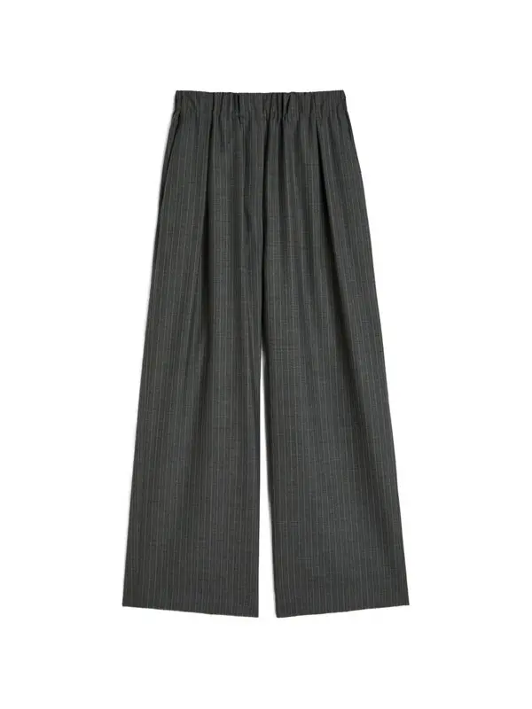 JIL SANDER Wool Pinstripe Trousers