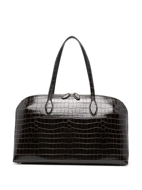 TOTEME Leather Tote Bag - Brown