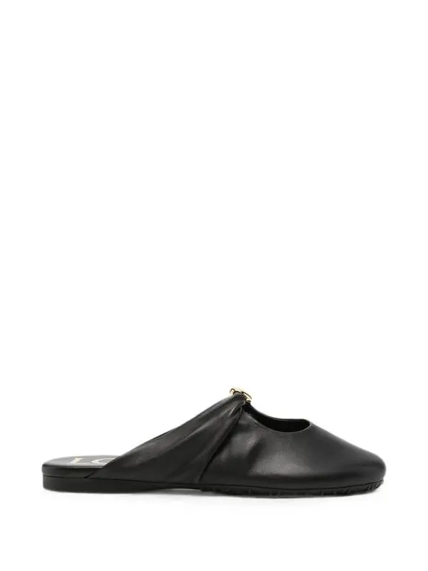Loewe Pebble Soft Leather Slippers