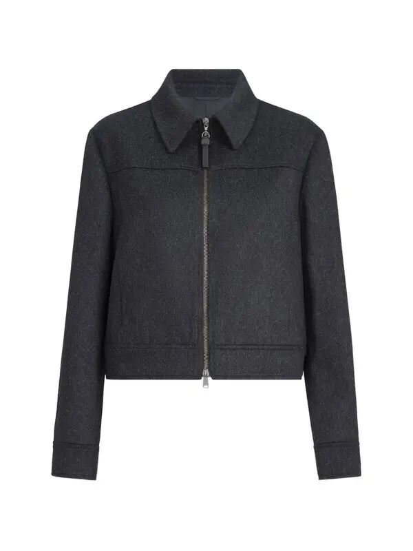 Brunello Cucinelli Zipped Wool Jacket