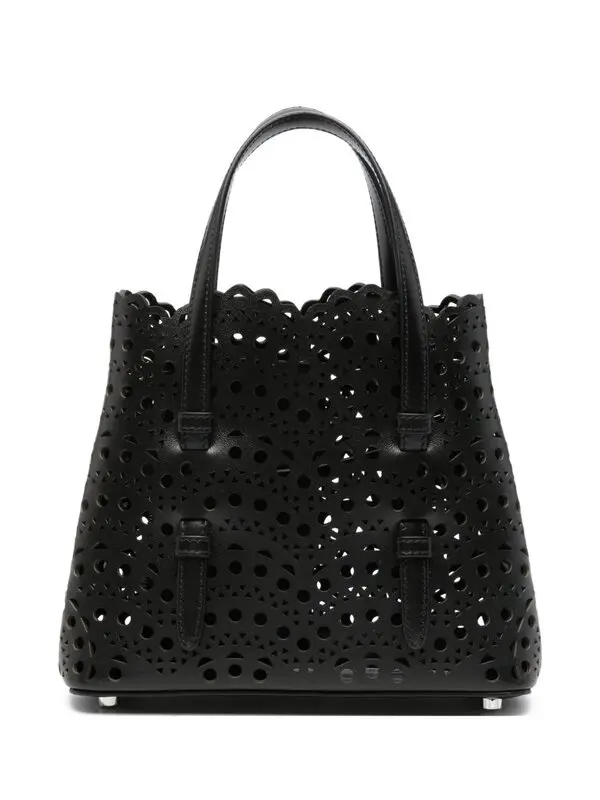 Alaïa Mina 20 Handbag - Black