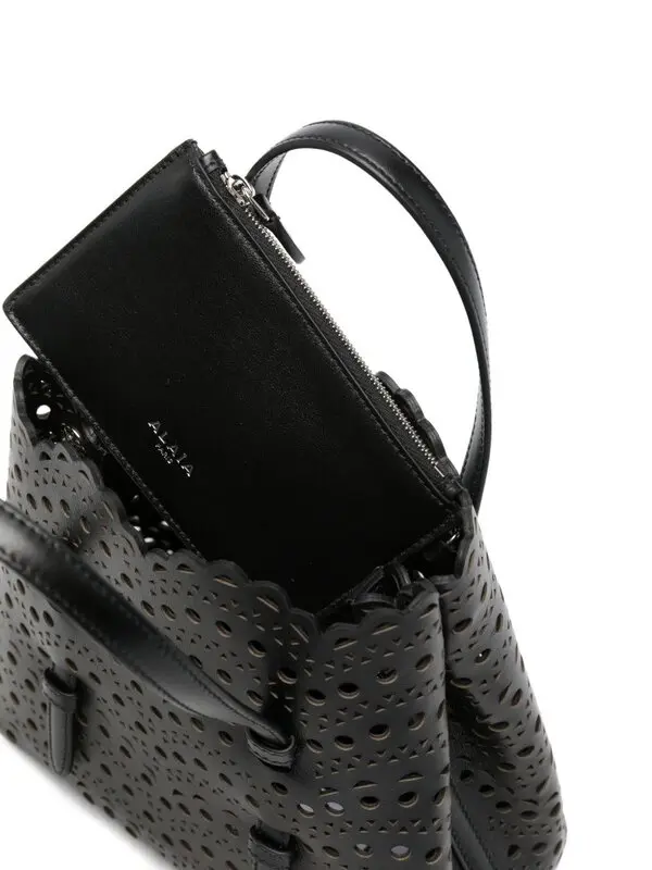 Alaïa Mina 20 Handbag - Black