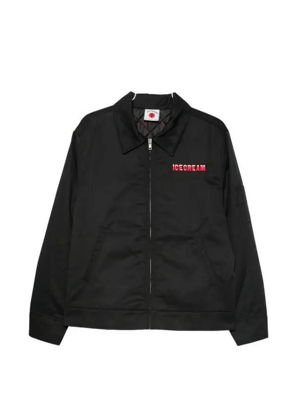 ICECREAM Logo Zipped Blouson Jacket